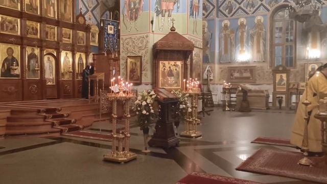 ВСЕНОЩНОЕ БДЕНИЕ В КАНУН НЕДЕЛИ 19-Й ПО ПЯТИДЕСЯТНИЦЕ: «БОГОРОДИЦЕ ДЕВО РАДУЙСЯ» В ИСПОЛНЕНИИ ХОРА