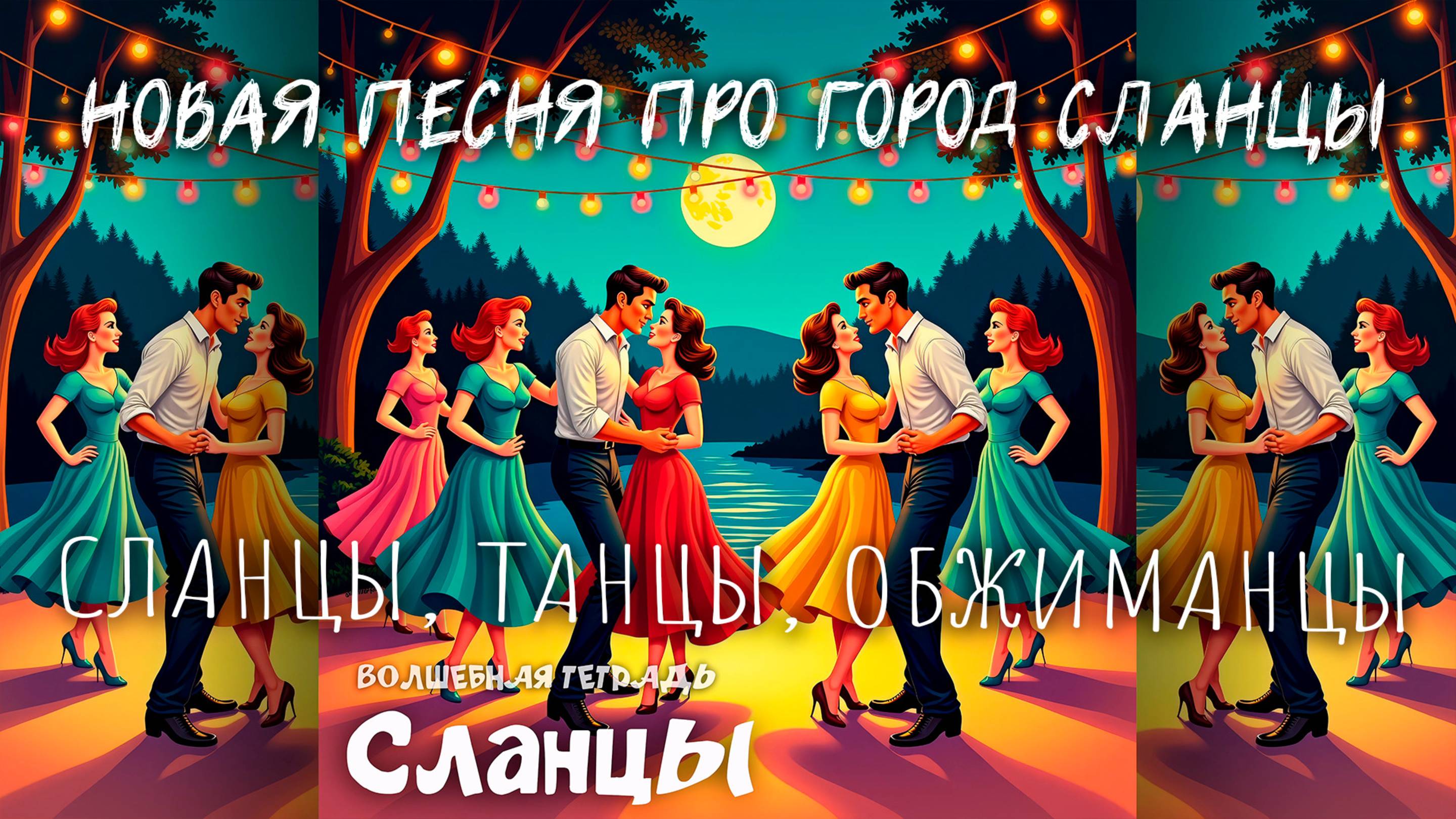 Волшебная тетрадь. "Сланцы". Новая зажигательная песня про город Сланцы в Ленинградской области.