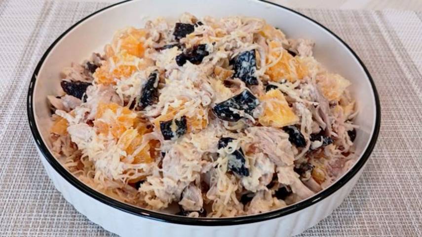 Мясной Салат с Апельсином / Вкусный Оригинальный Салат /