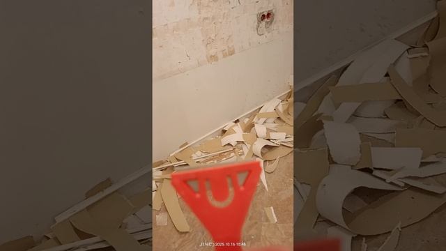 Быстрый демонтаж обоев под покраску.