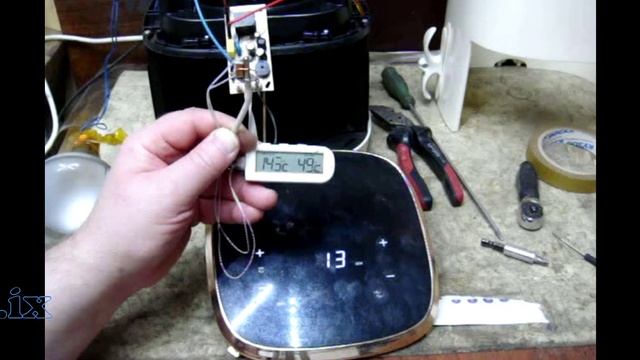 Печь Аэрогриль проверка работы термоконтроля работа термодатчика