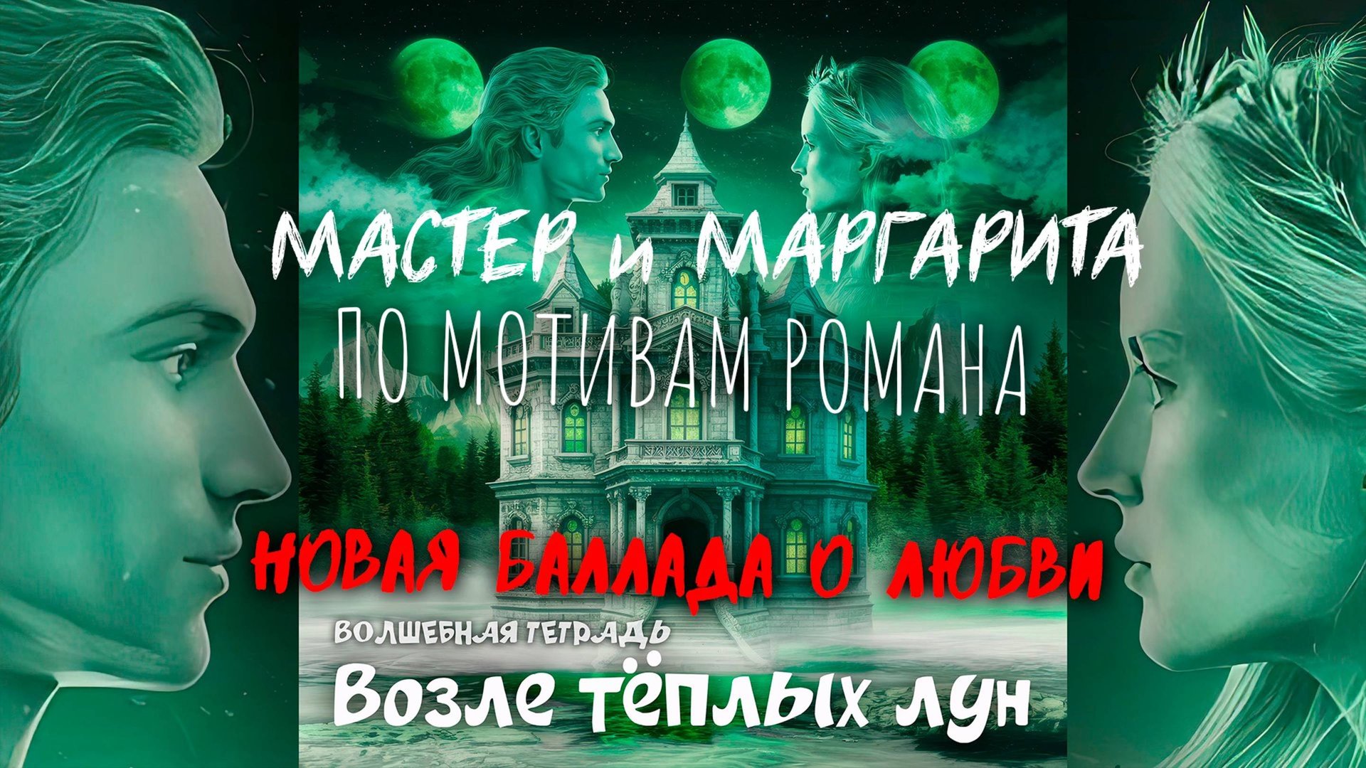 Волшебная тетрадь. "Возле тёплых лун". Новая баллада о любви. По мотивам романа Мастер и Маргарита.