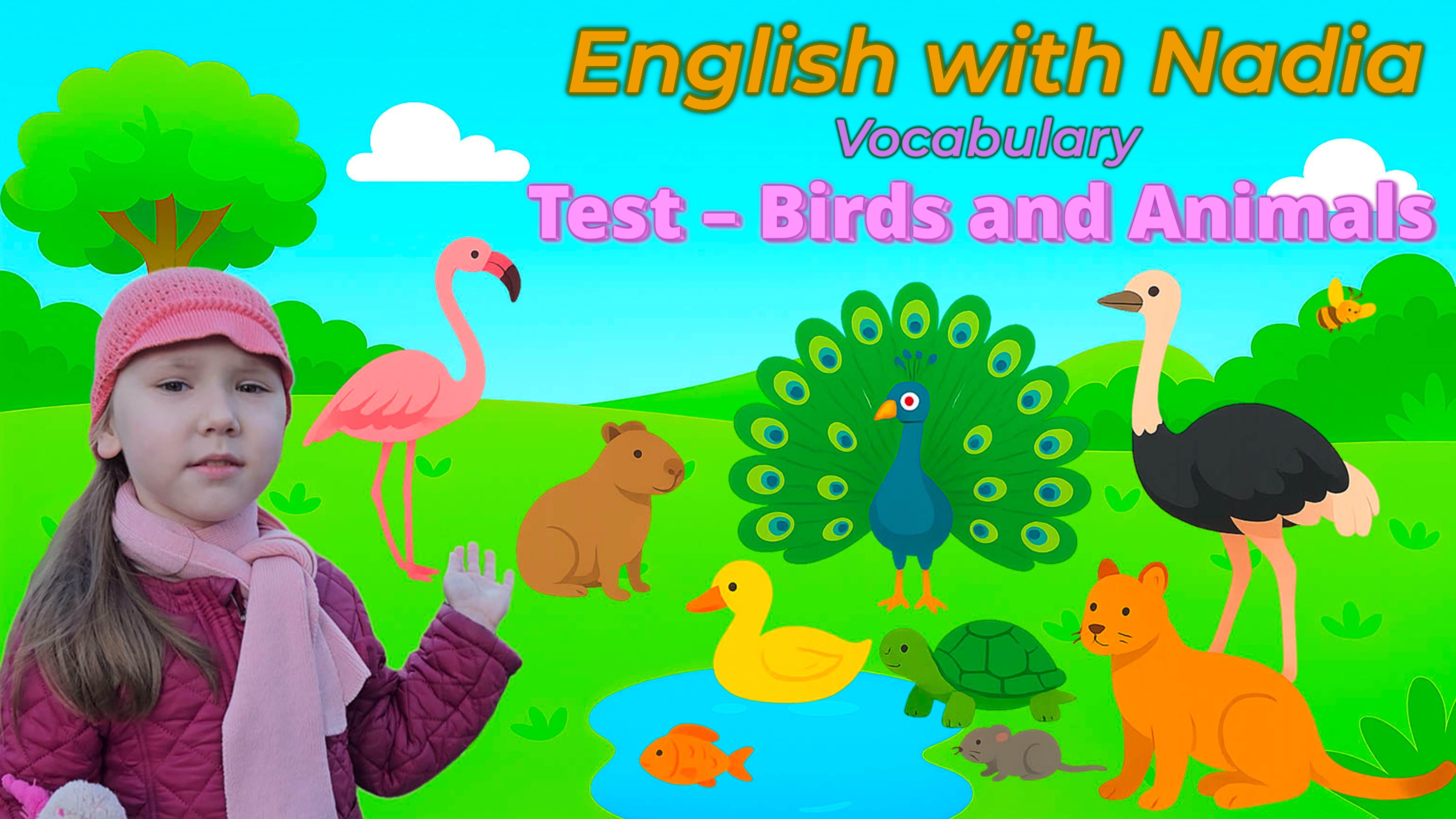 Test Vocabulary Birds and Animals (Eco-Park)