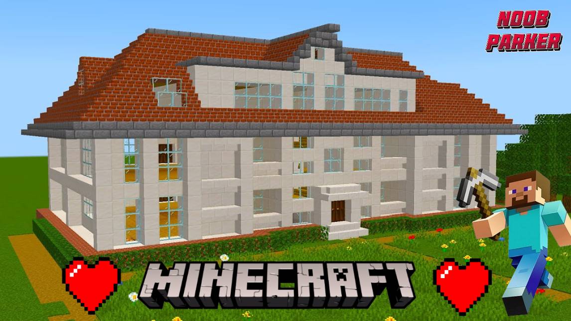 Майнкрафт - Как построить большой городской дом