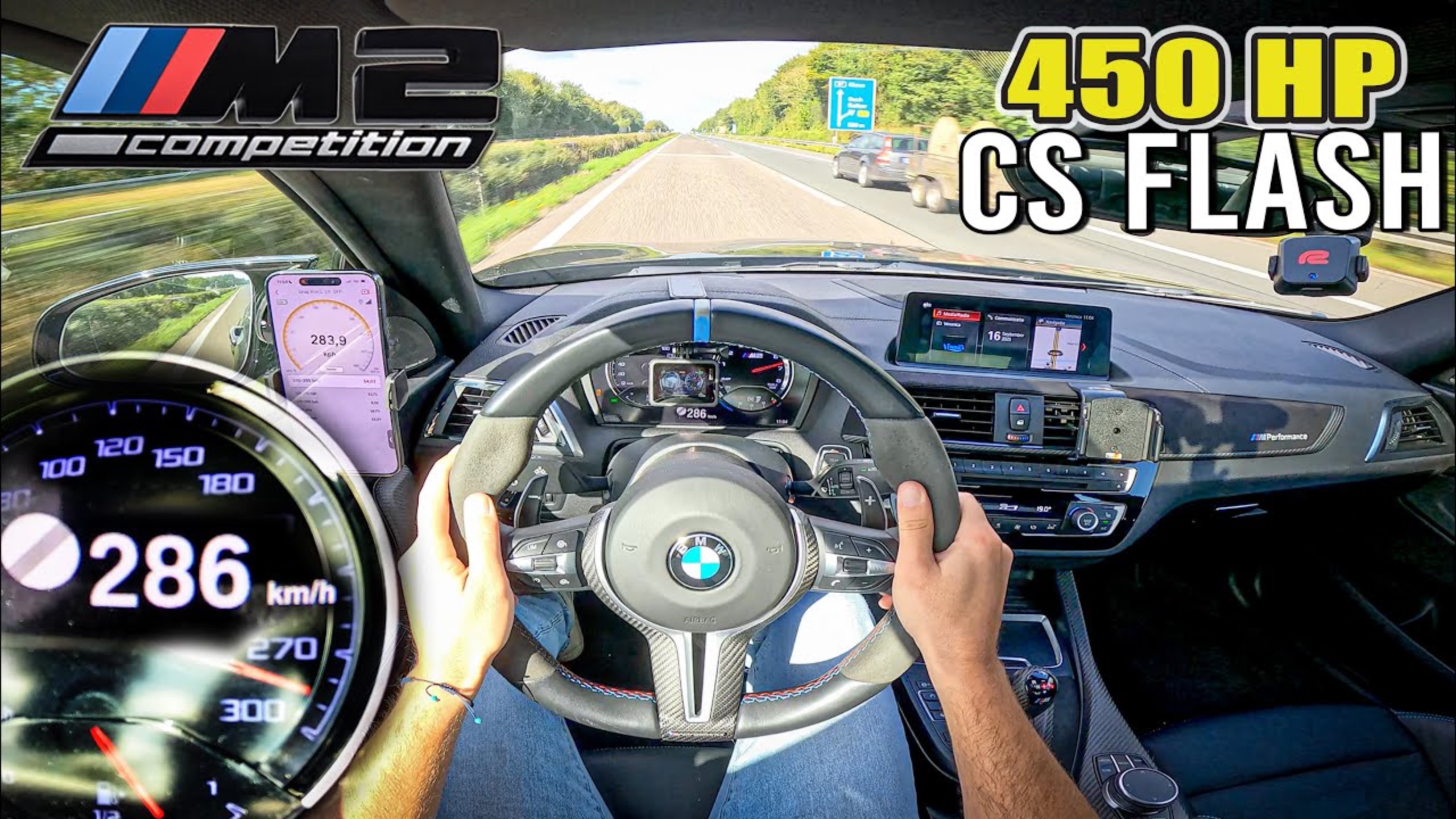 450ЛС BMW M2 Competition F87 ПРОСТРЕЛ по АВТОБАНУ AutoTopNL