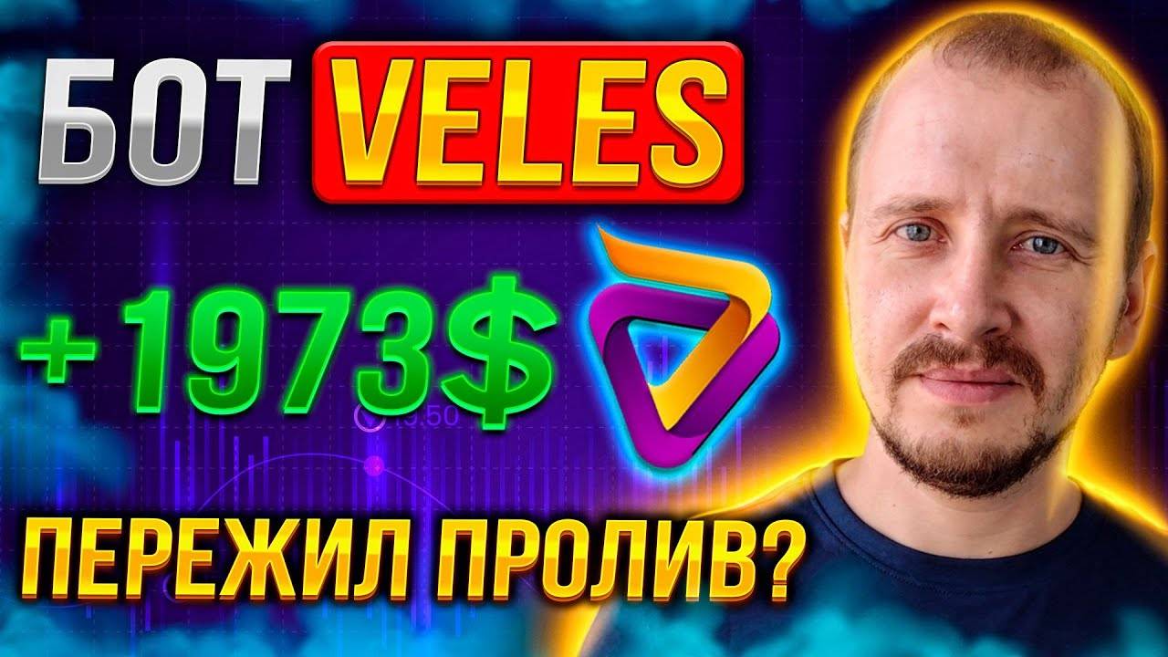 ПЕРЕЖИЛ ПРОЛИВ БОТ VELES 1973 Заработок инвестиции и пассивный доход на криптовалюте veles