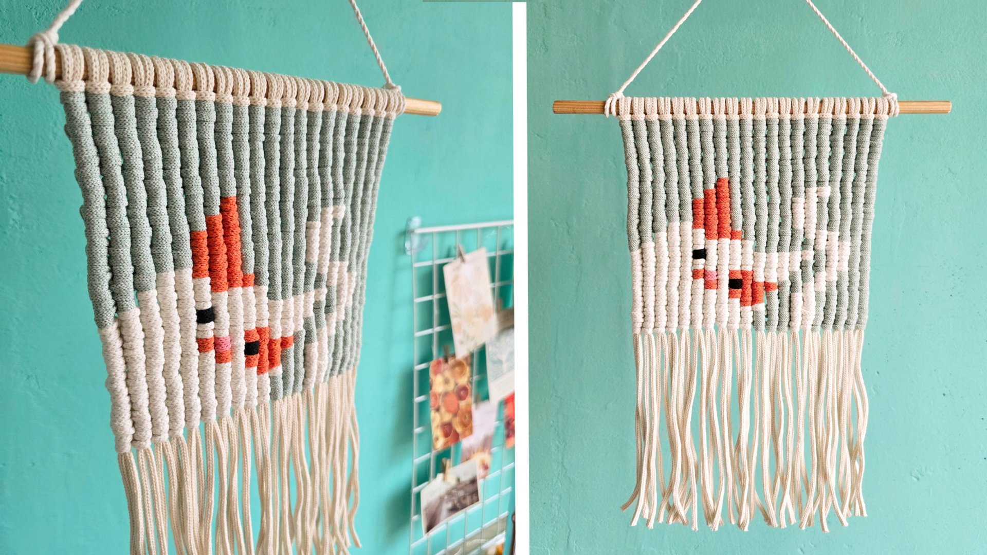 ПАННО "КОТ"🐈 в технике кавандоли | Макраме мастер-класс