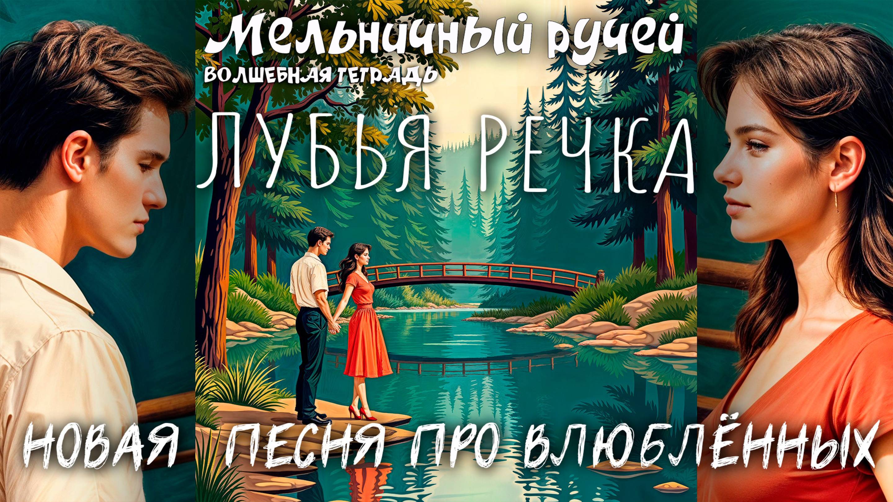 Волшебная тетрадь. "Мельничный ручей". Новая песня о речке Лубья в городе Всеволожск и влюблённых.