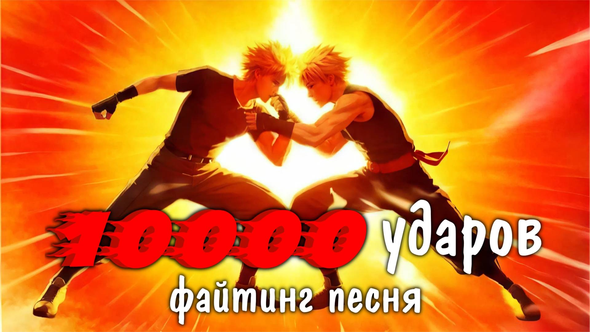 10000 ударов - файтинг песня в стиле рок @Andergrim