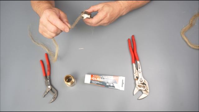 AQUAFLAX classic- паста для льна🔹#ремонт #diy#сантехника