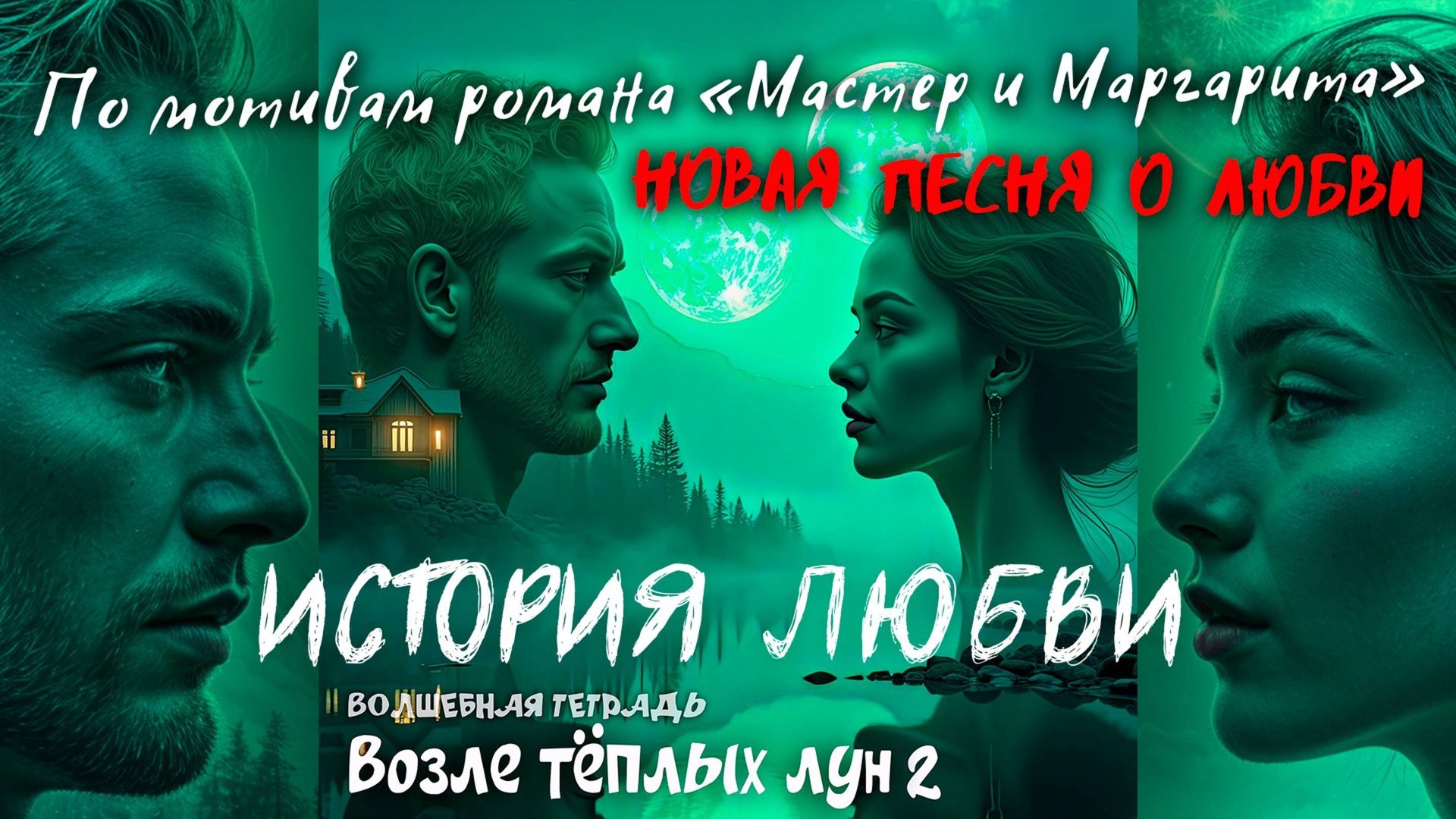 Волшебная тетрадь. "Возле тёплых лун 2"  Новая песня о любви. По мотивам романа Мастер и Маргарита.