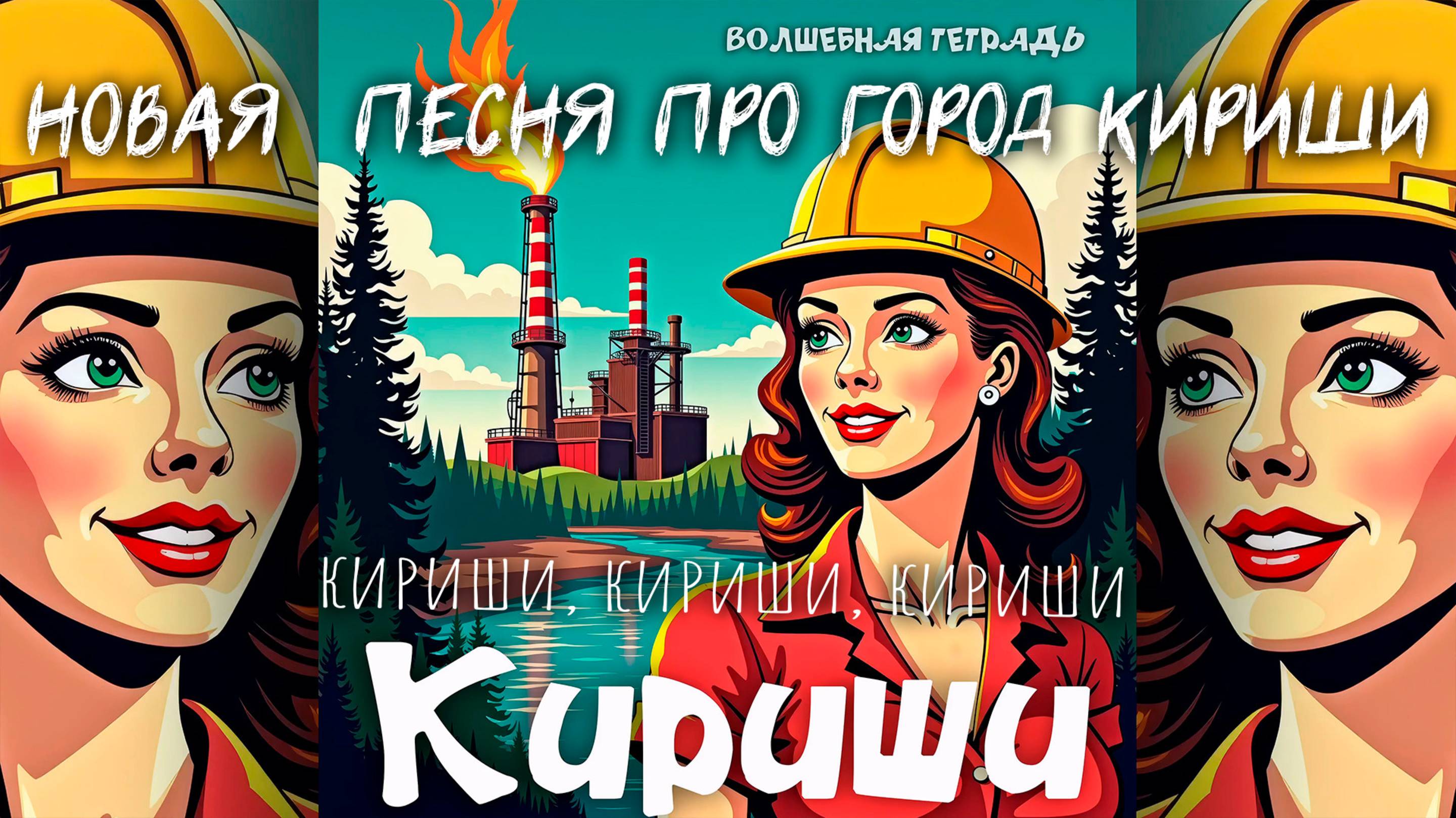 Волшебная тетрадь. "Кириши". Новая песня про город Кириши в Ленинградской области на День города.
