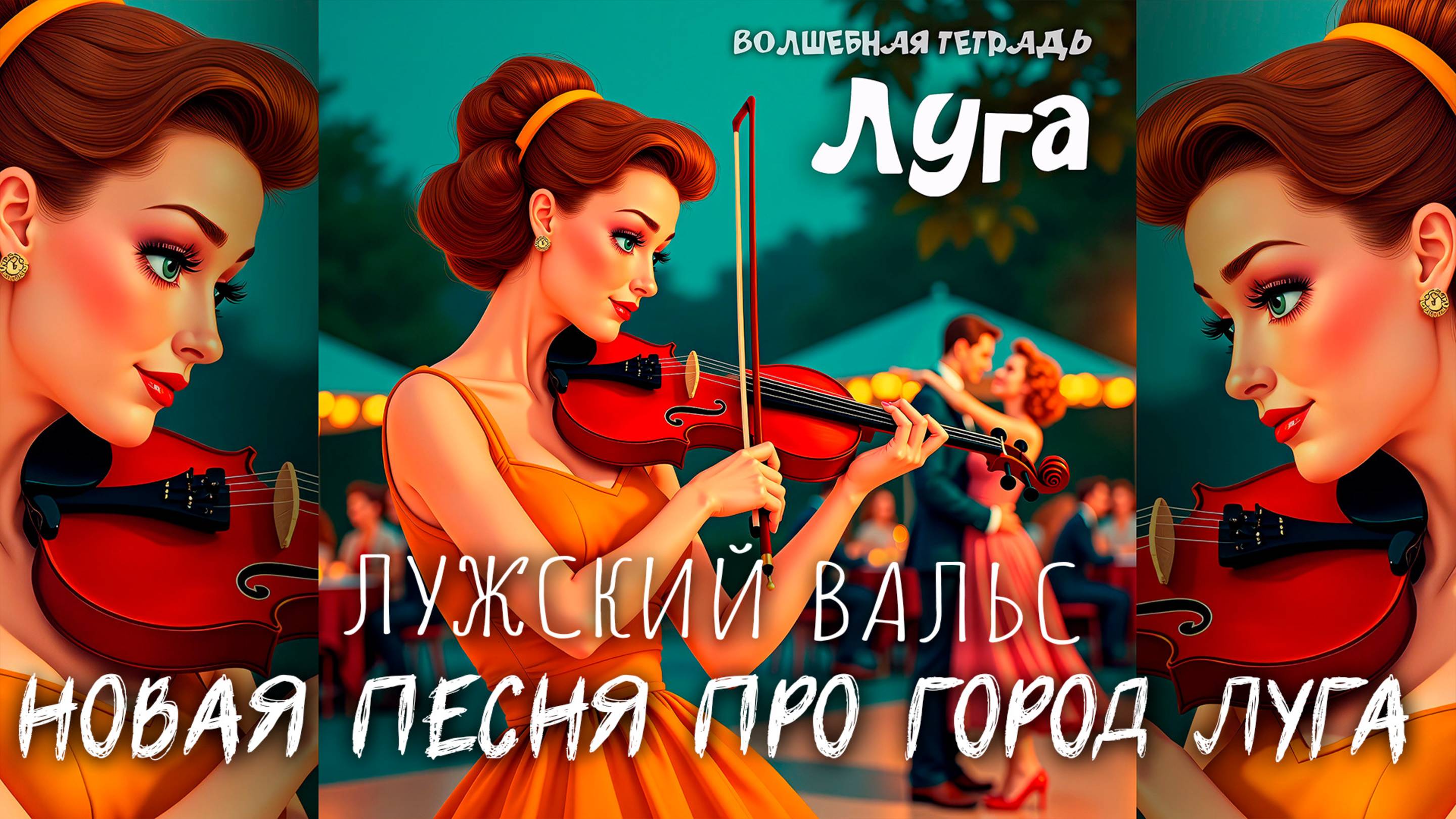 Волшебная тетрадь. "Луга". Новая песня про город Лугу в Ленинградской области. Лужский вальс.