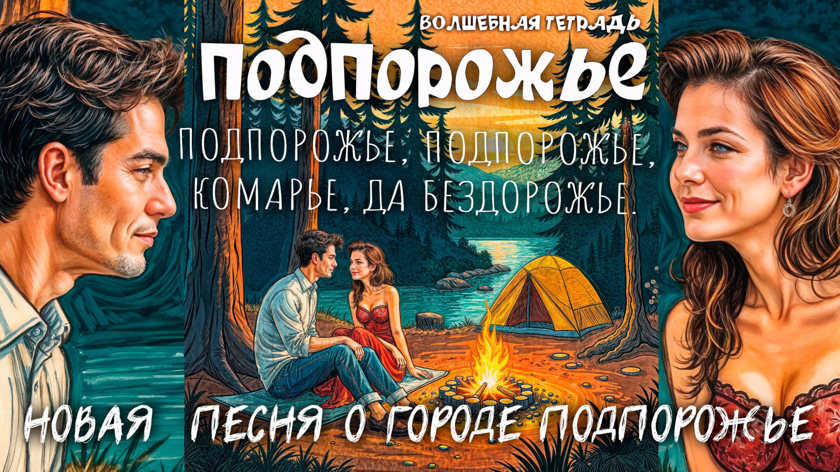 Волшебная тетрадь. "Подпорожье." Новая песня на День города  Подпорожье в Ленинградской области.