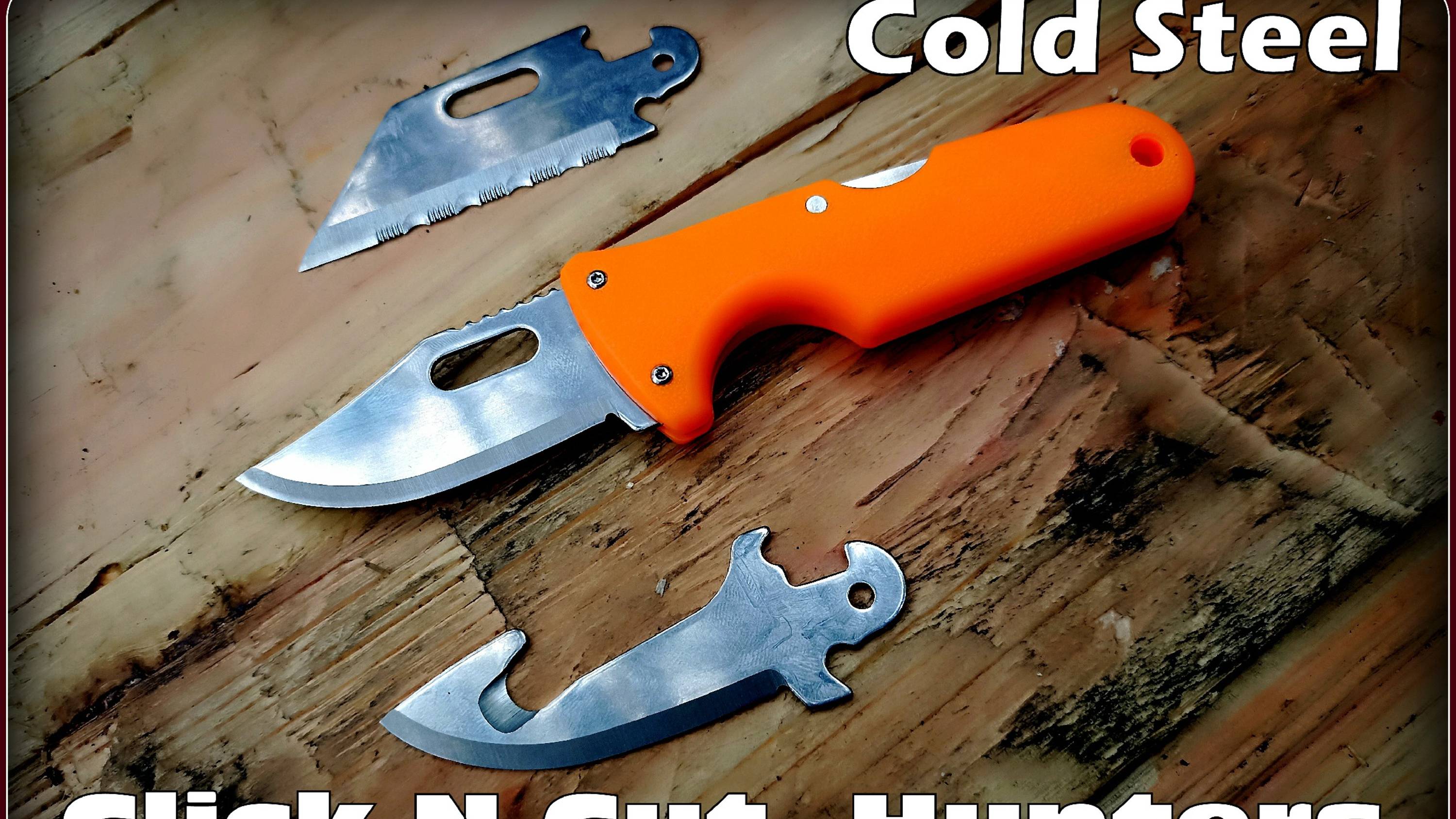 нож Click-N-Cut Hunters от фирмы Cold Steel. Выживание. Тест №286
