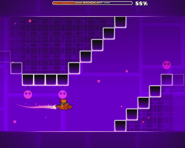 Back on track 3 coins (Geometry Dash)