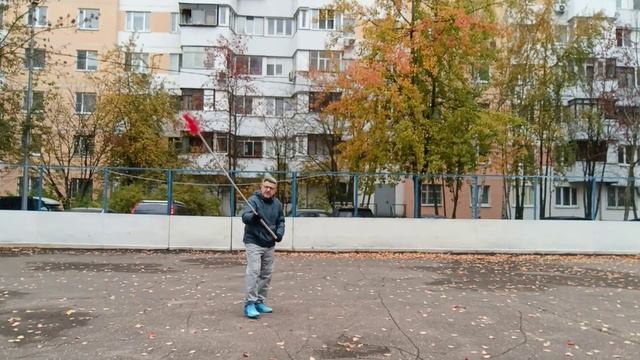 Разминка с копьём (3)