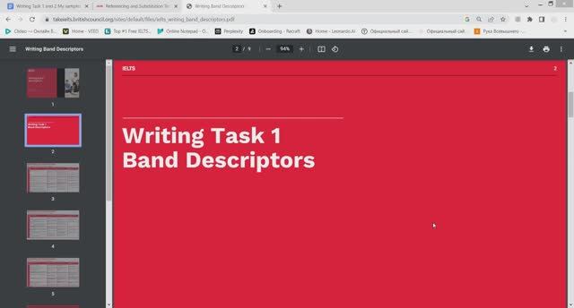 IELTS Band Descriptors / How to get a 7 in an IELTS report
