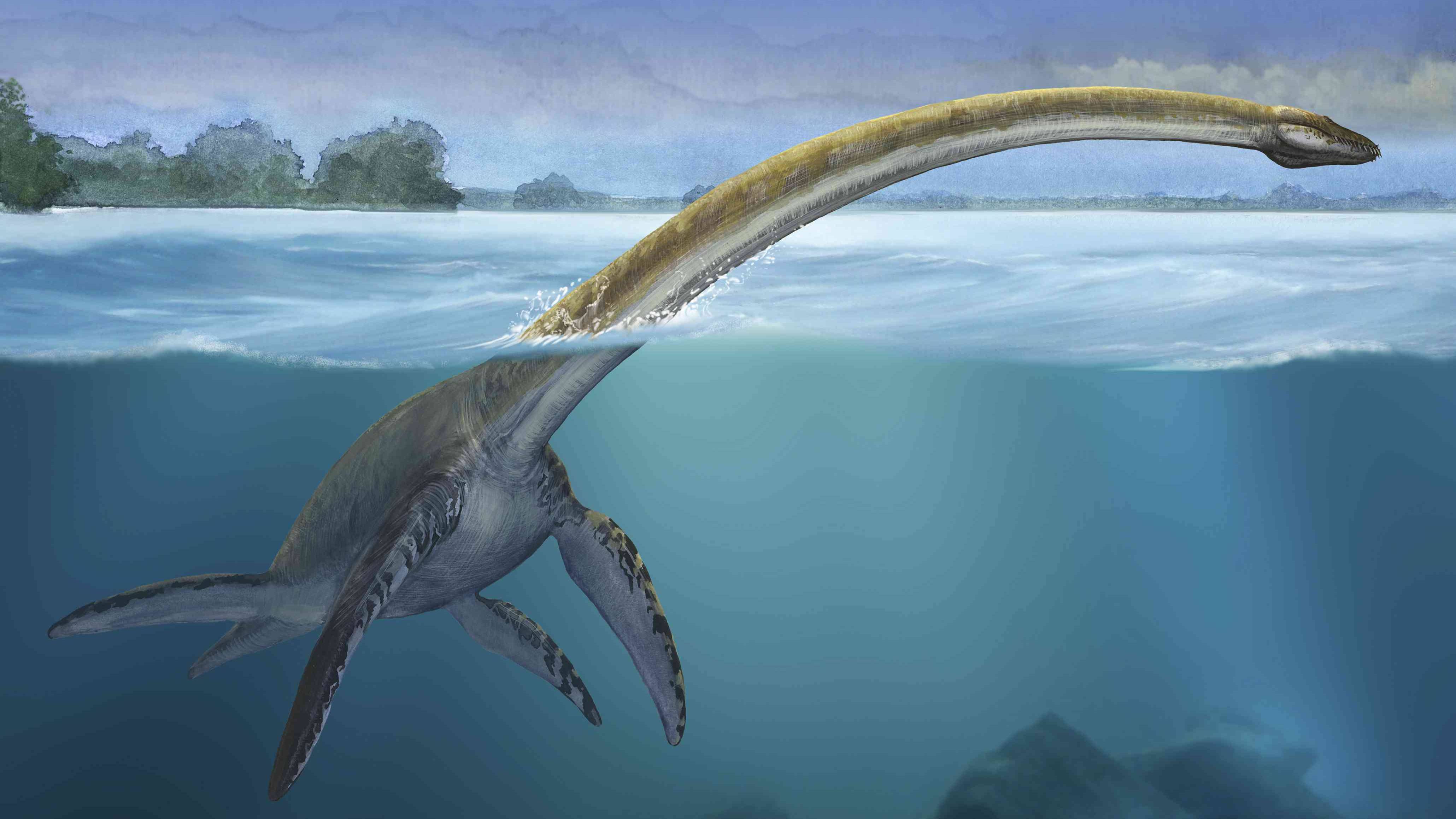 Мисиганебик из озера Блю-Си-Лейк / озёрные чудовища, монстры / криптозоология