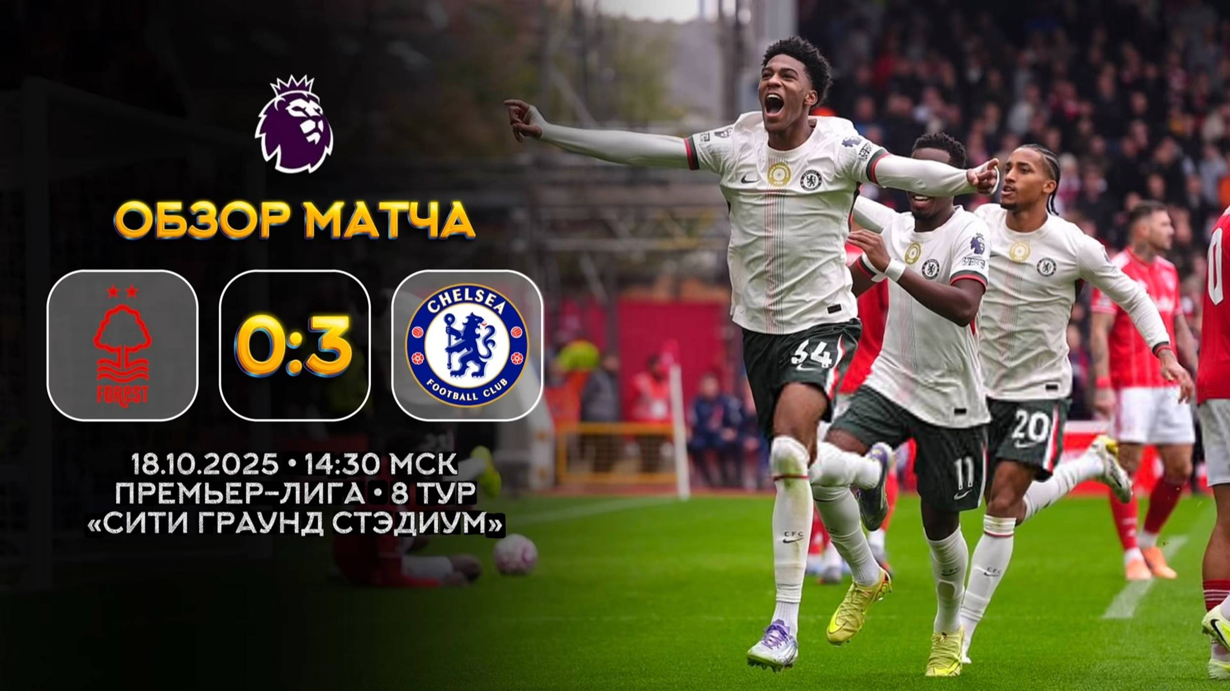 Премьер-Лига. Ноттингем Форест — Челси. Обзор матча | Синий Дзен