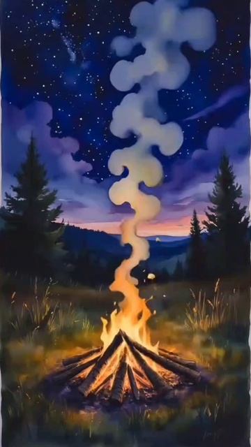 Живые релакс картины от ИИ.