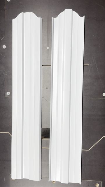 Металлический штакетник М образный RAL 9003 Глянцевое покрытие