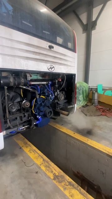 Первый заезд на обновленном автобусе #higer#метан#заменамотора#гбо#нагазу#экономиянатопливе#гдс