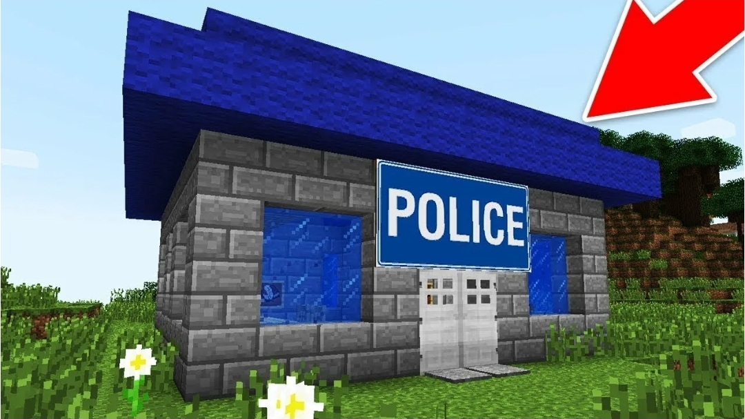 ДОМ ПОЛИЦЕЙСКОГО В MINECRAFT PE