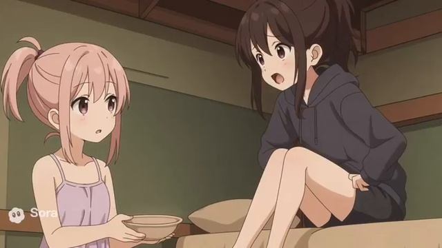 Аниме Зелёный слоник: я тебе покушать принесла!