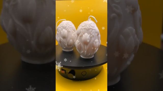 Интерьерные свечи ручной работы .