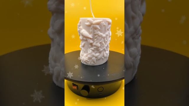 Интерьерные свечи ручной работы .