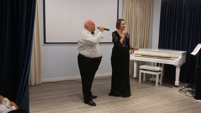 Тамара Попенко и Владимир Почепень. 19 номер концерта "Кинопанорама" песня из фильма "Ах, водевиль"