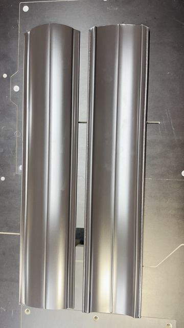 Металлический штакетник Полукруглый RAL 8019 Глянцевое покрытие