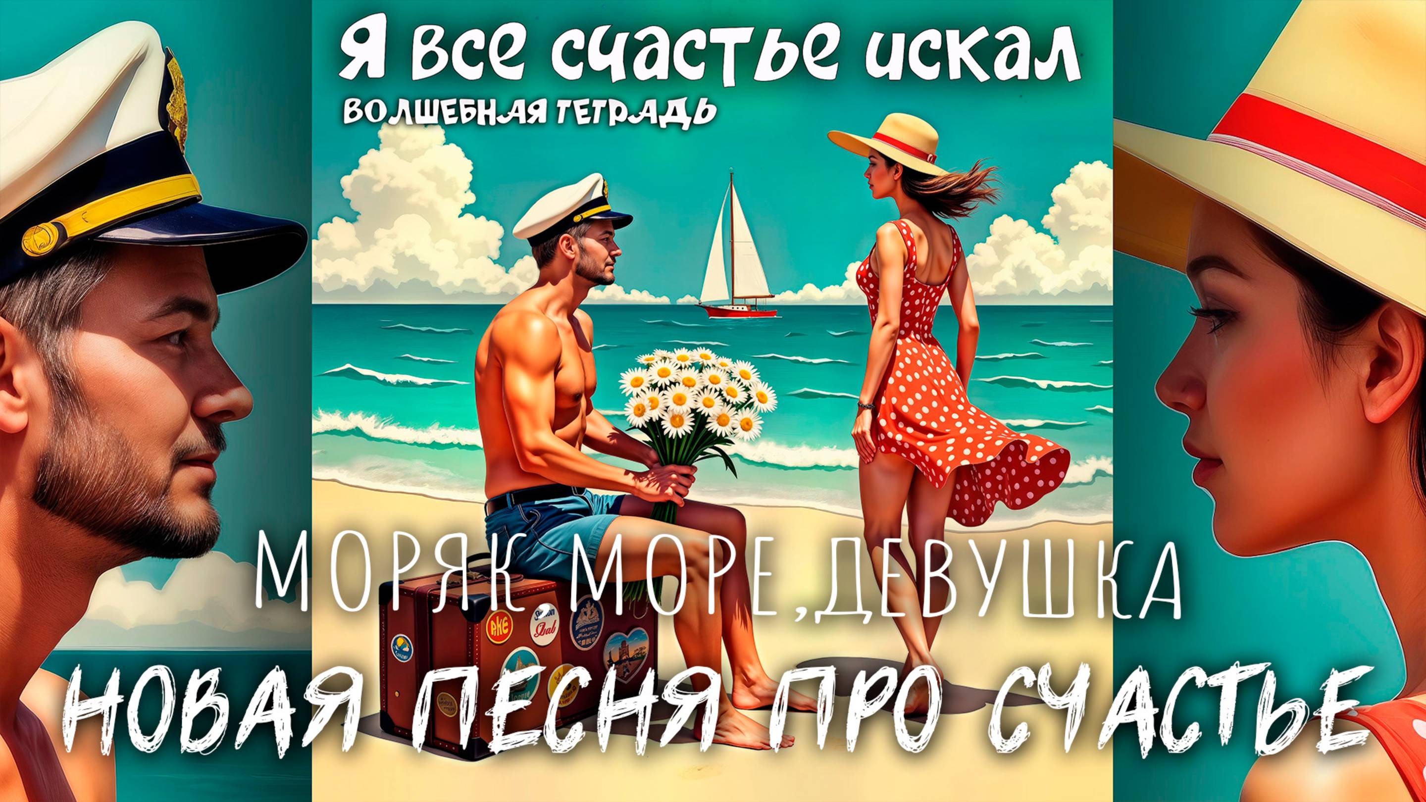 Волшебная тетрадь. "Я всё счастье искал". Новая песня про поиски счастья, моряка и капитана.
