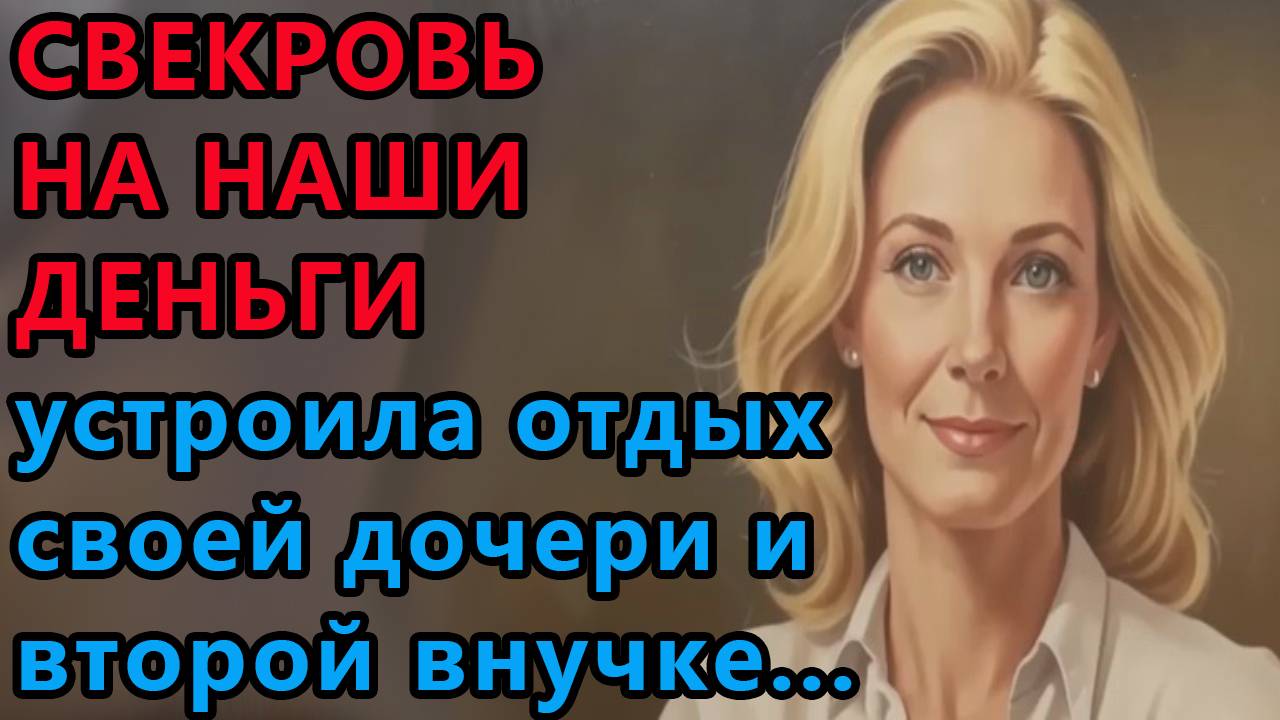 Истории из жизни. Свекровь на наши деньги устроила отдых своей дочери и своей Аудио рассказы