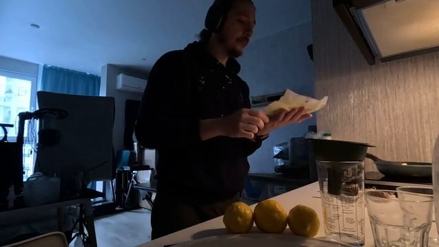 Салат, рыба, миндаль, кефир - #13