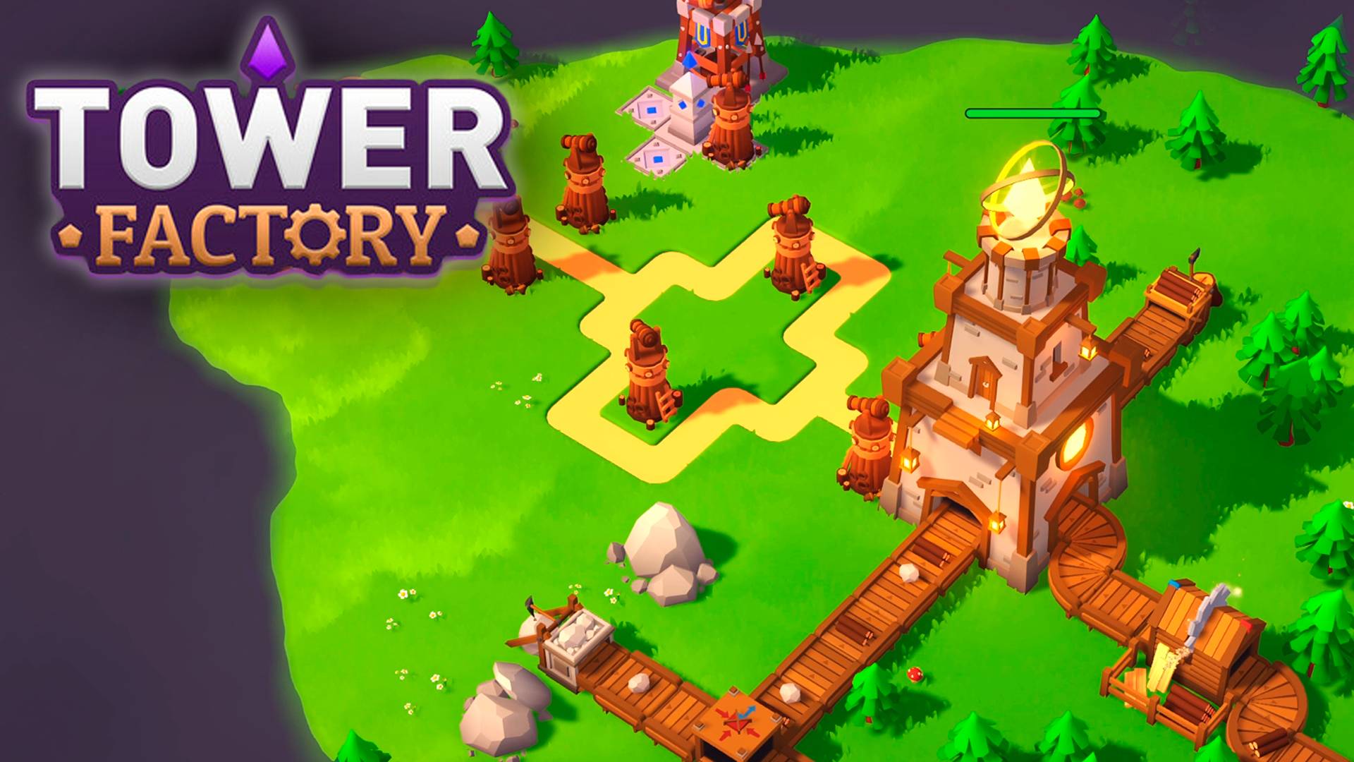 ИНТЕРЕСНАЯ ДЕМКА TD ▷ Tower Factory #1