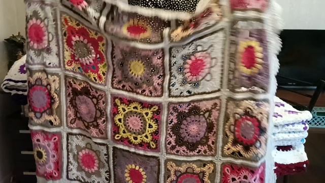 Вязаные пледы