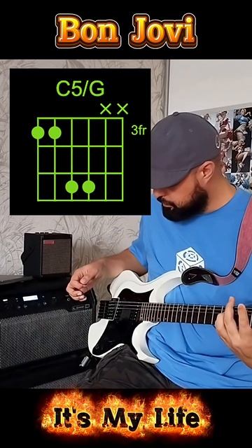 Bon Jovi - ItsMyLife #guitar #guitarcover #bonjovi #bonjovicover #tutorial