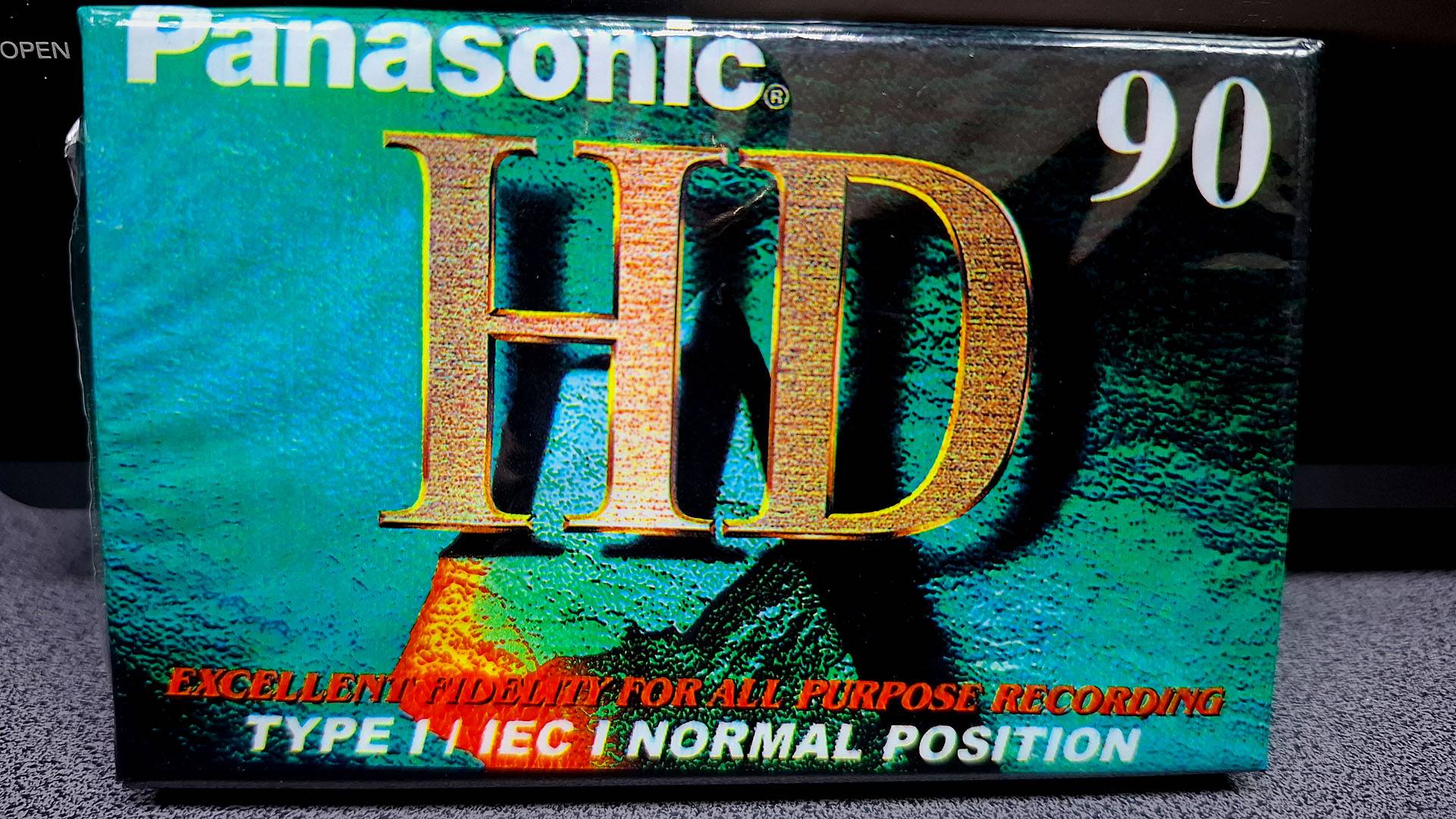 Распаковка и запись аудиокассеты Panasonic HD