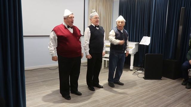 Трио "Натроих" 8 номер концерта "Кинопанорама", песня из мульт-фильма "Бременские музыканты"