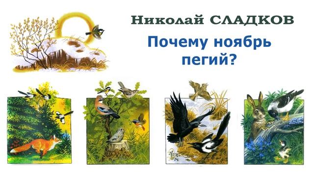 Сказка «Почему ноябрь пегий?» Н. Сладков