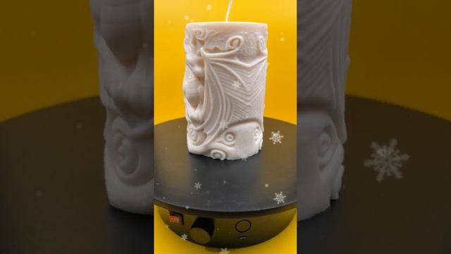 Интерьерные свечи ручной работы .