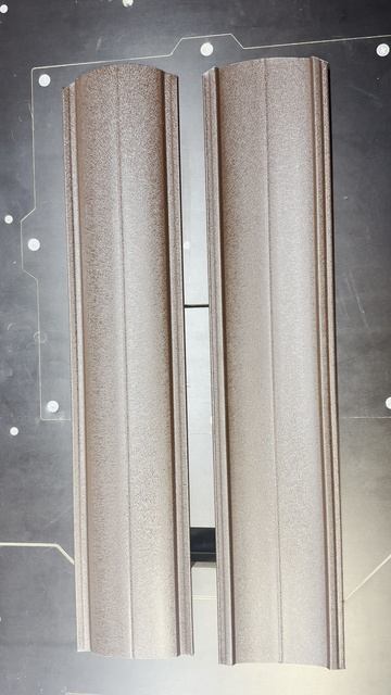 Металлический штакетник Полукруглый RAL 8017 Матовое покрытие текстурированное