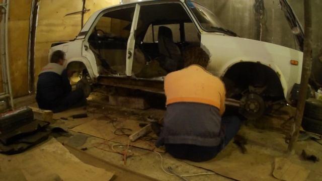 Ремонт кузова ваз 2107 Часть 1
