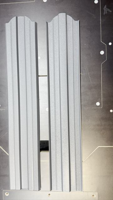 Металлический штакетник М образный RAL 7024 матовый