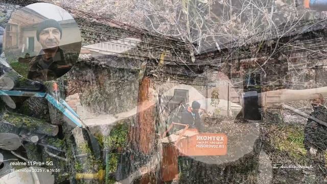 Уборка территрии будущей Воскресной школы Свято