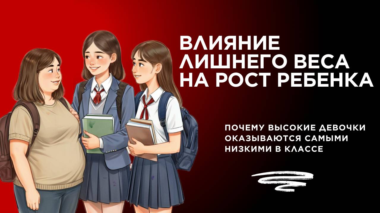 Влияние лишнего веса на рост ребёнка