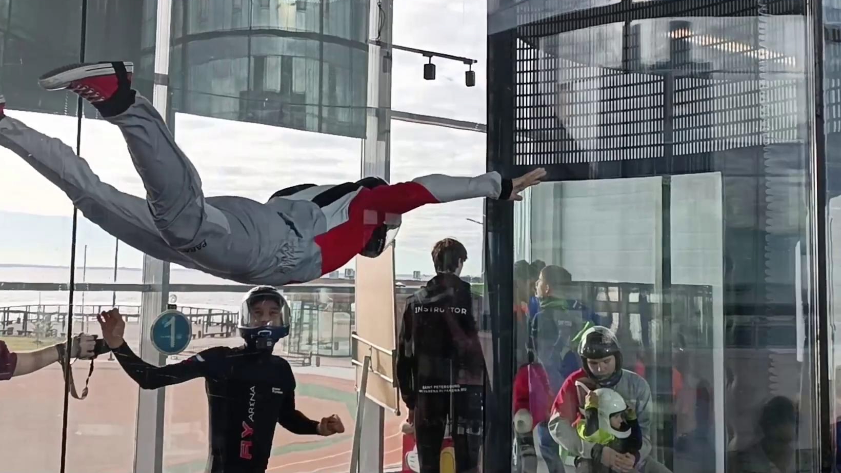 Полет в Аэротрубе