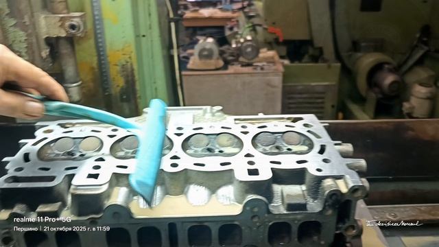 УАЗ - провека плоскоти маховика на плоскошлифовальном станке карусельного типа SFWR 630